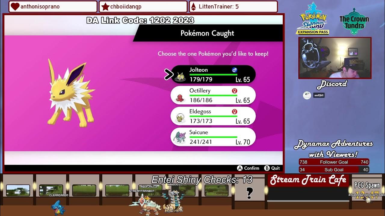 Suicune Dynamax Adventures Shiny Hunting w/ Viewers! - YouTube