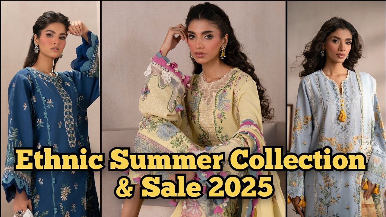 Ethnic New Summer Collection 2025 || Ethnic Sale 2025 #ethnic - YouTube