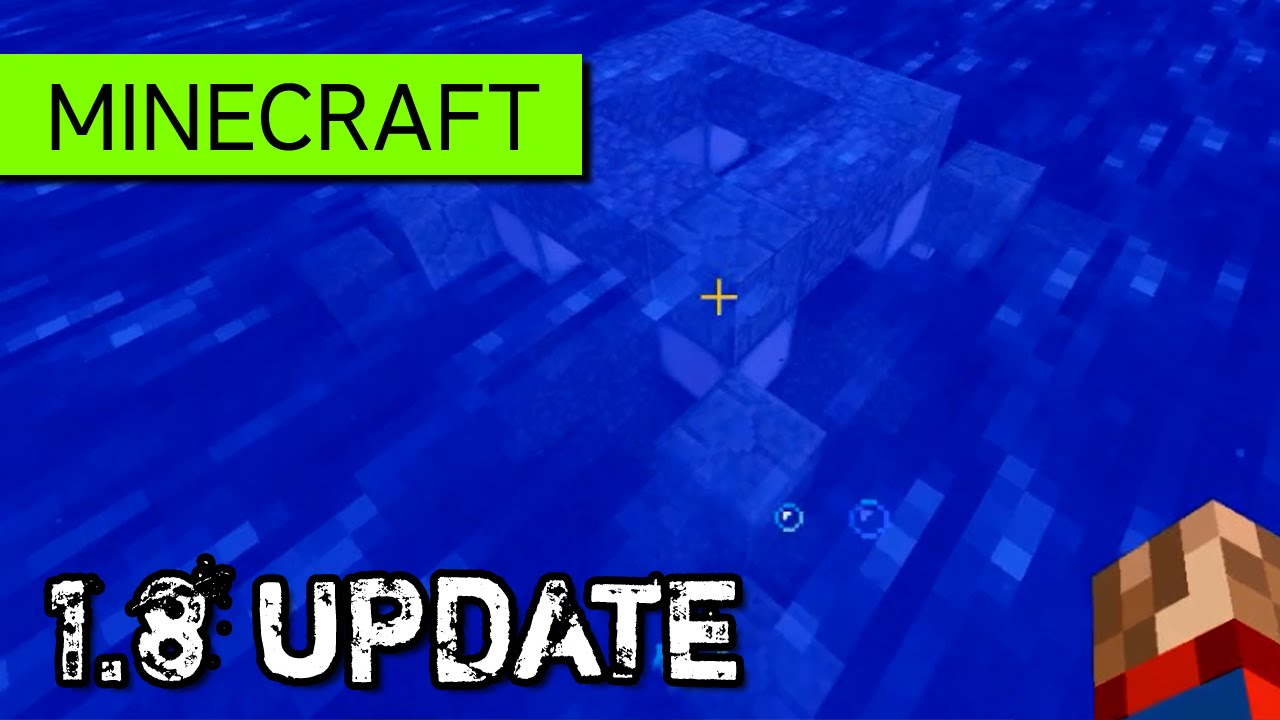 Minecraft 1.8 Bountiful update: ocean temples, guardians etc - YouTube