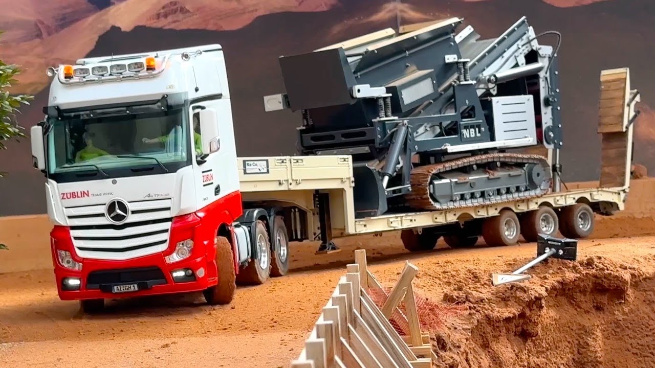 Amazing RC Heavy Duty RC Truck Transport and RC Loader !! - YouTube