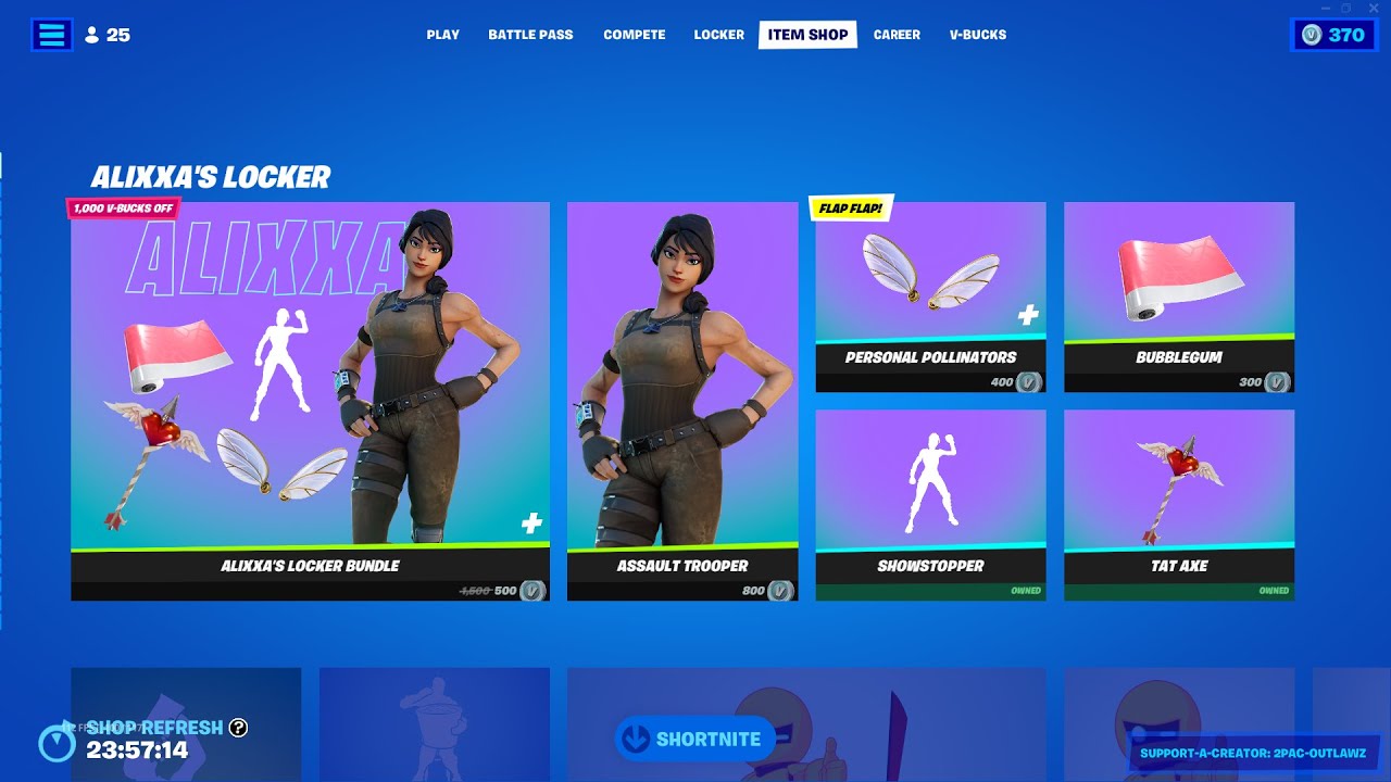 Fortnite Item Shop May 12th 2022 | NEW Alixxa Bundle + NEW Snackin ...