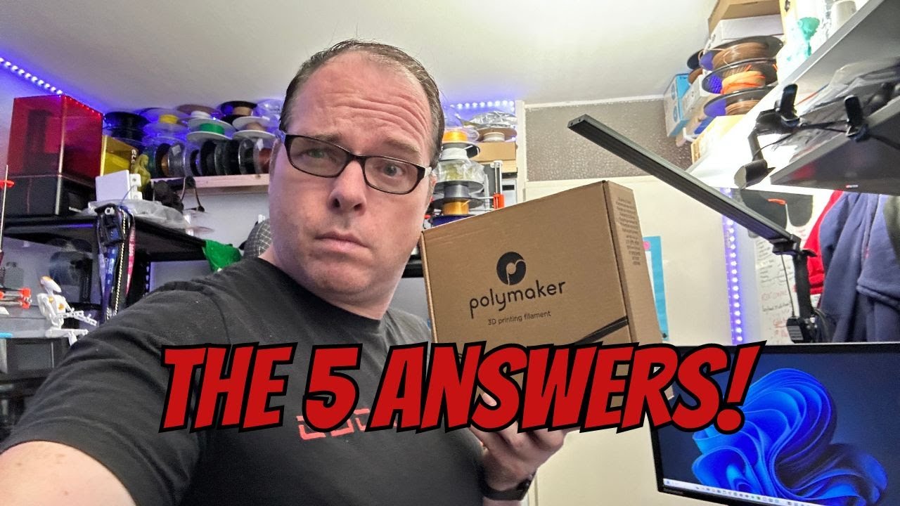 #3DPrintingOnYoutube - My Answers to the 5 Questions about 3D printing ...