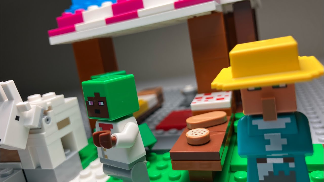 Lego Mini-Figure Speed Building A MINECRAFT Lego Set! (A Minecraft Lego ...