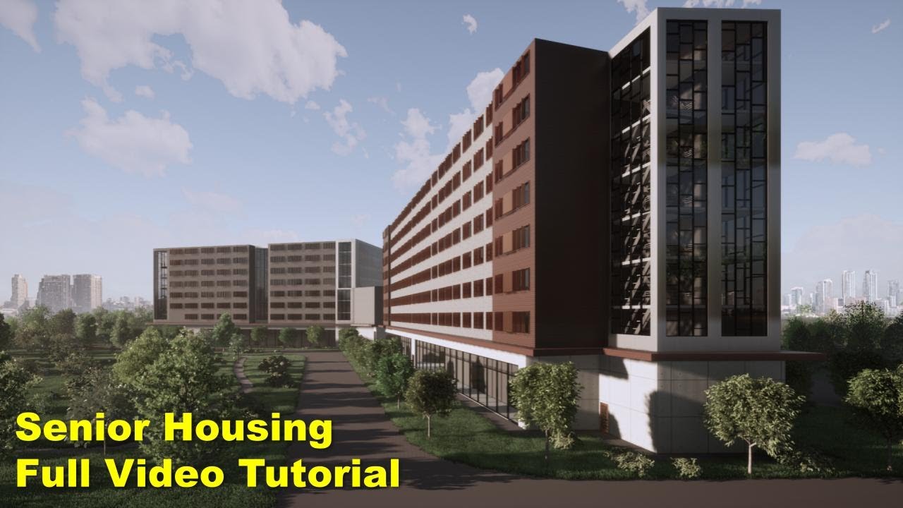 Senior Housing | Full Video Tutorial | Revit Architecture | Twinmotion - YouTube