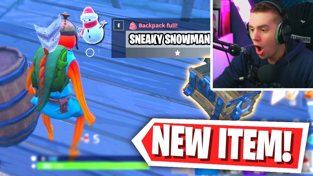 *NEW* Sneaky Snowman Gameplay in Fortnite! (Fortnite: Battle Royale ...