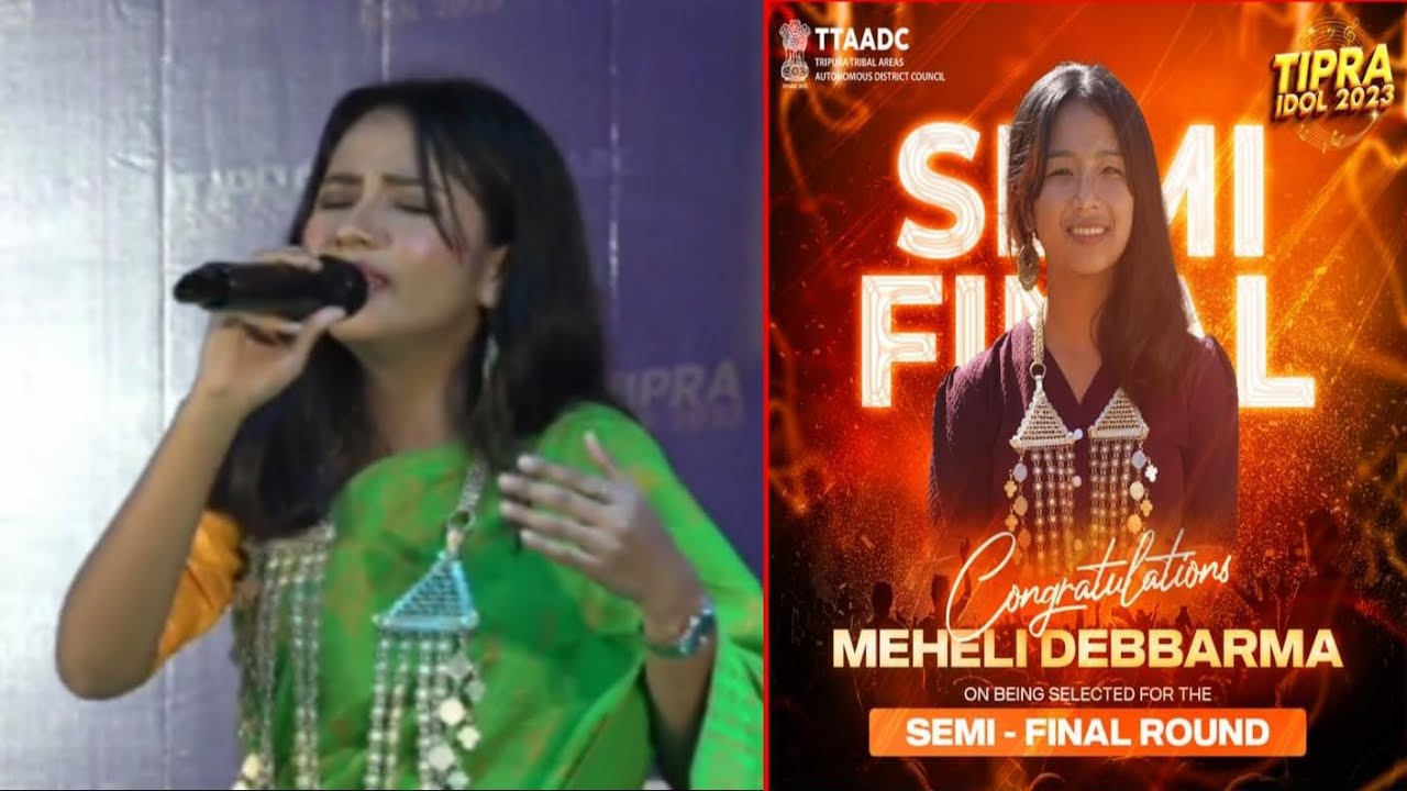 ASWK KHE KHA RUWAI MA BANGKHA || SEMI - FINAL ROUND TIPRA IDOL SESSION 1|| MEHELI DEBBARMA - YouTube