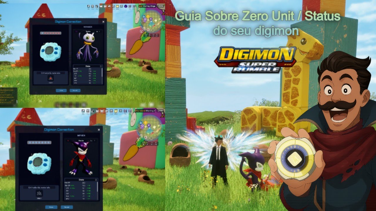GUIA SOBRE ZERO UNIT / STATUS DO SEU DIGIMON !!! - YouTube