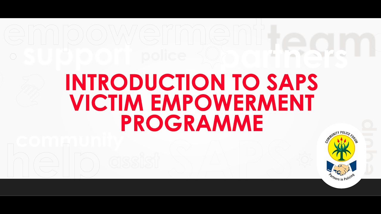 LIVES WITH A PURPOSE: Introduction to the Victim Empowerment Programme ...