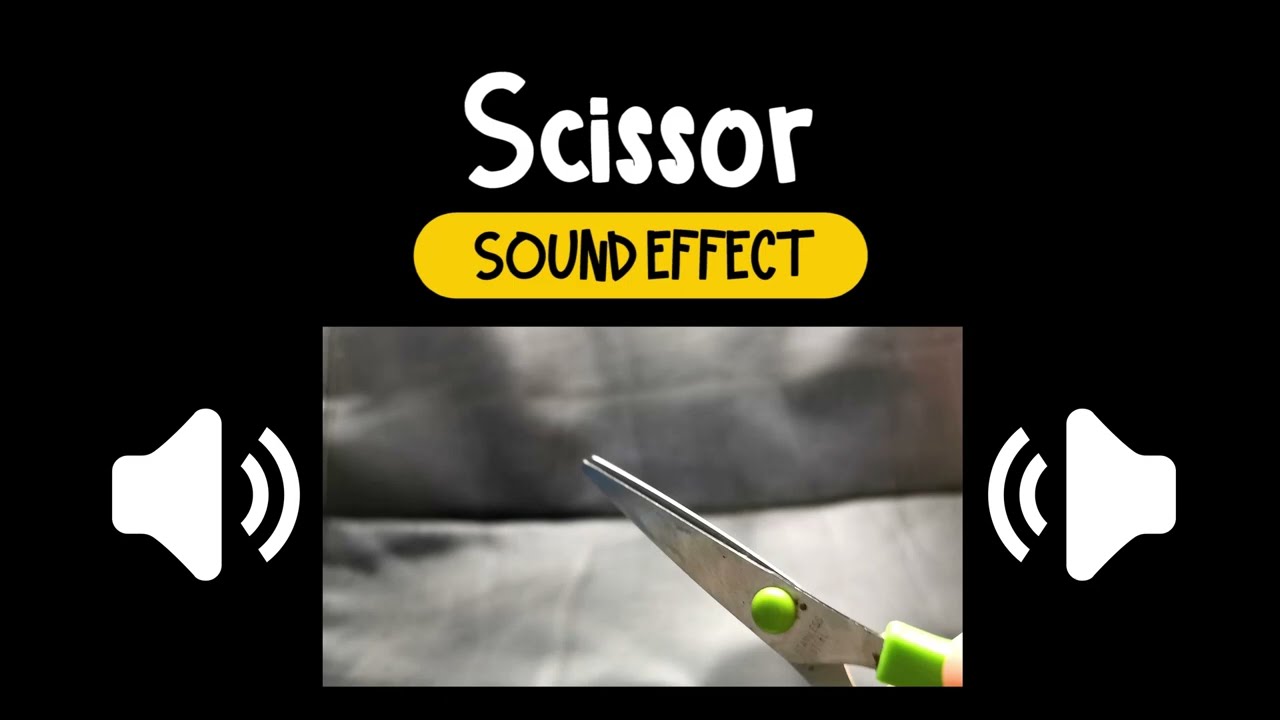 Scissor | DIY Sound Effect | 剪刀 | 簡單自製音效 (HQ) - YouTube