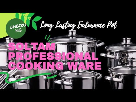 UNBOXING SOLTAM (EREZ) PROFESSIONAL COOK WARE-STAINLESS STEEL || CRIS ...