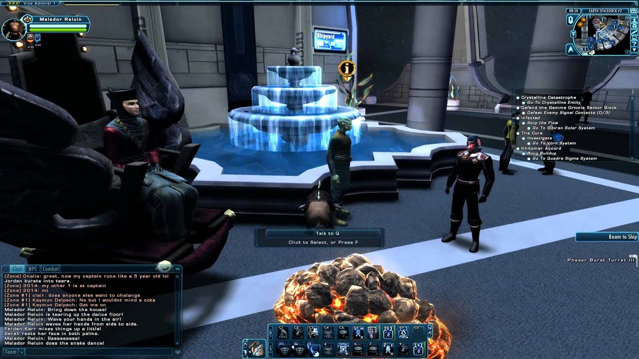 Star Trek Online- Fun with Q Polymorphing - YouTube