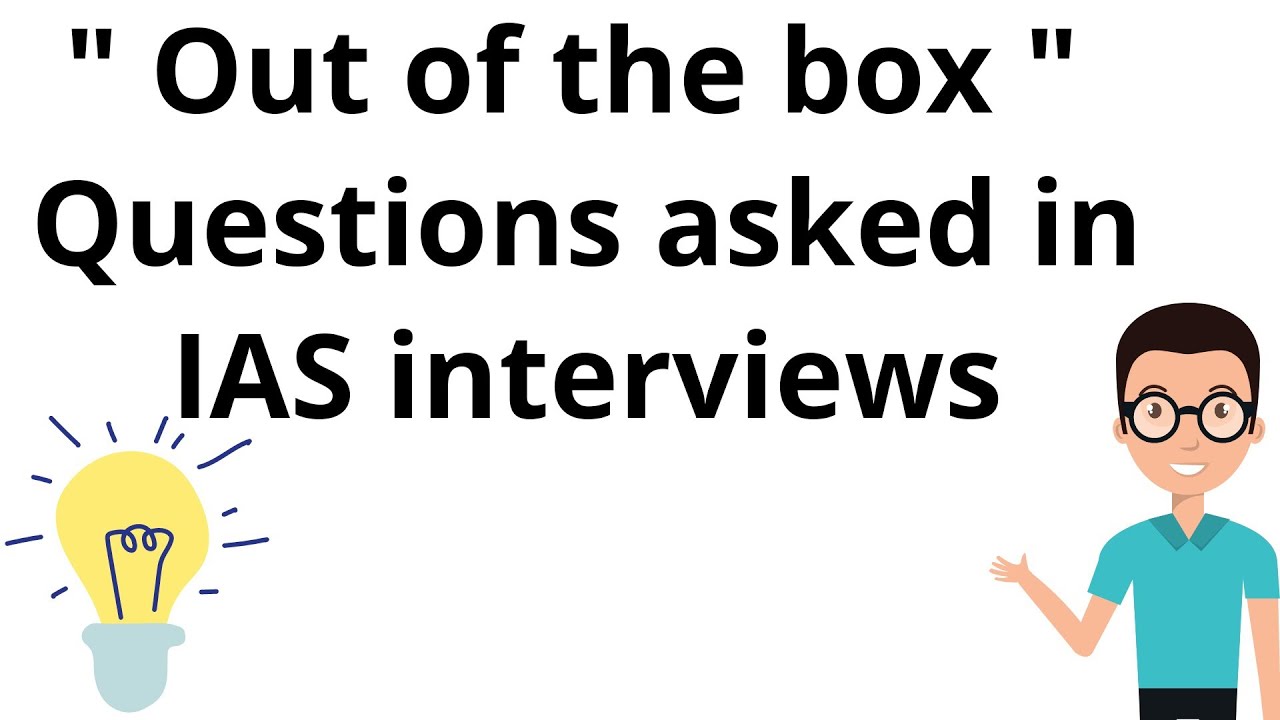 Out of the box questions asked in IAS interviews UPSC - YouTube