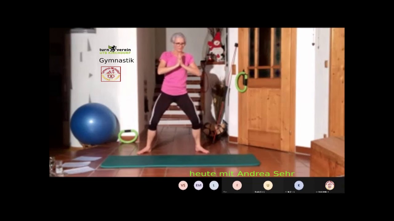 28 12 2020 Gymnastik mit Andrea Sehr - YouTube