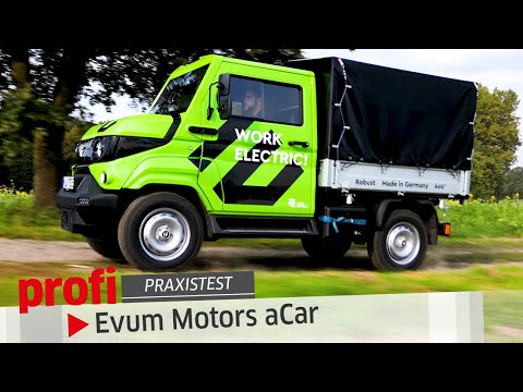 Elektrischer Lastenesel! Evum Motors aCar