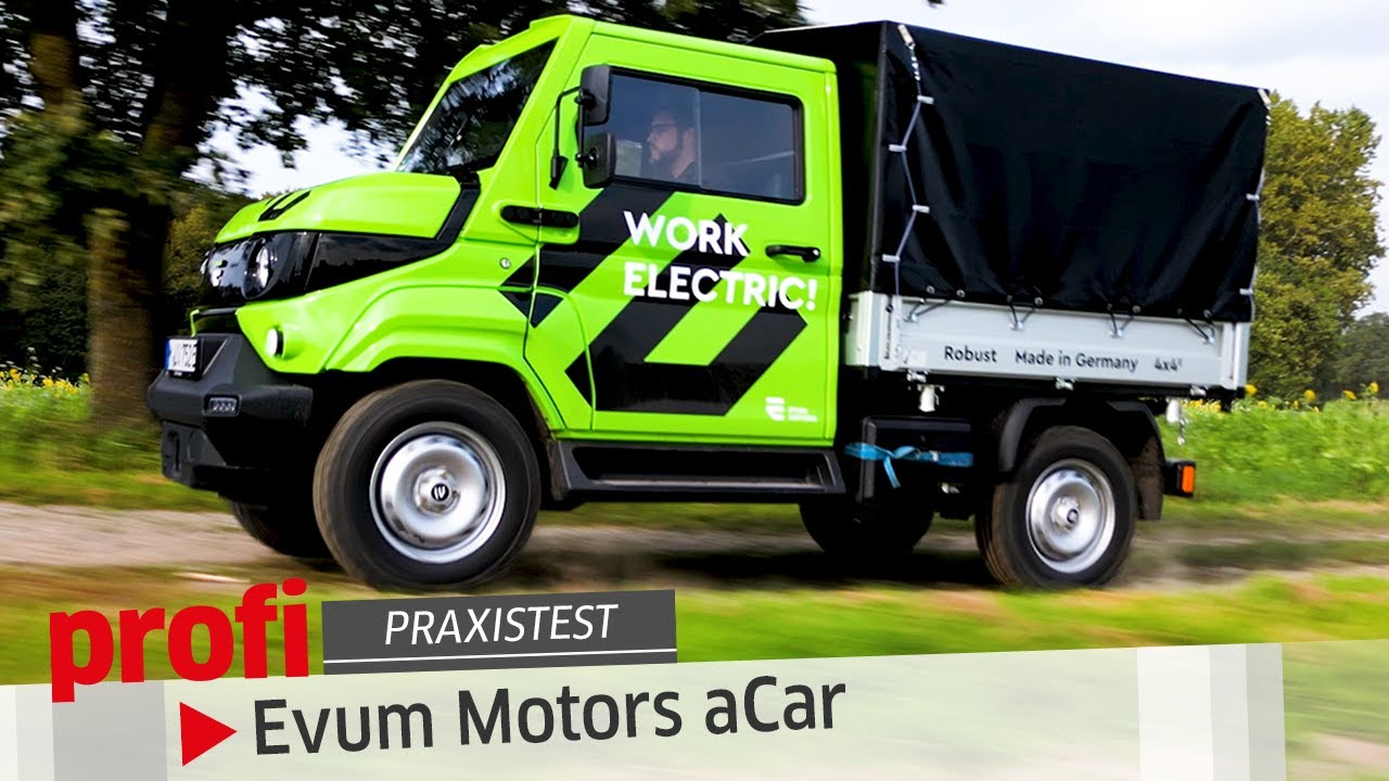 Elektrischer Lastenesel! Evum Motors aCar - YouTube