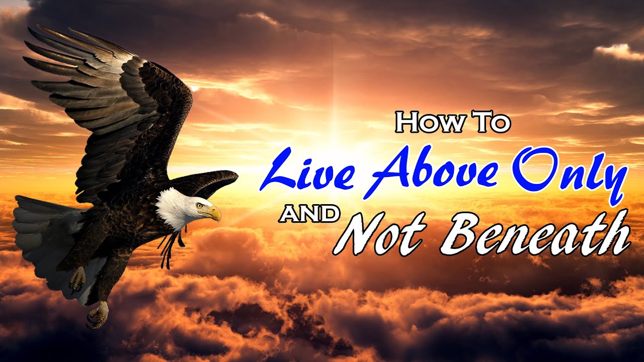 How To Live Above Only and Not Beneath - YouTube