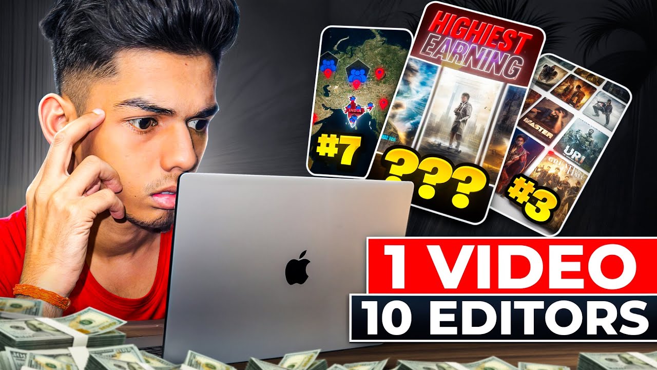 10 Video Editors Battle for ₹5000 Prize - YouTube