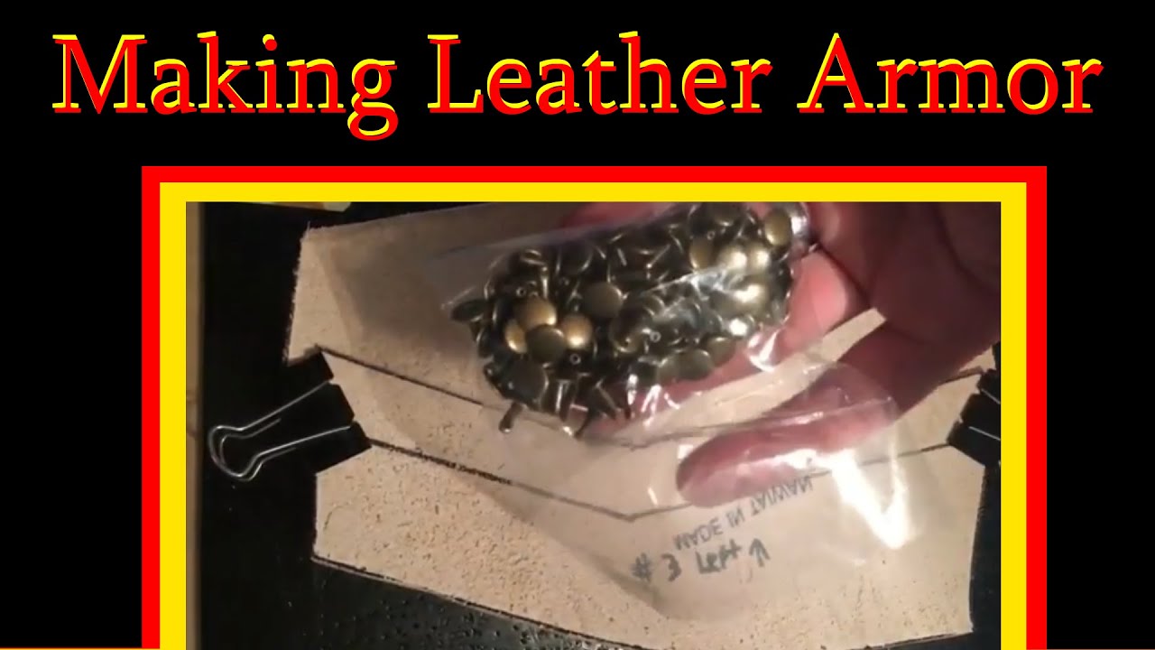 Making Leather Armor, part 2 - YouTube