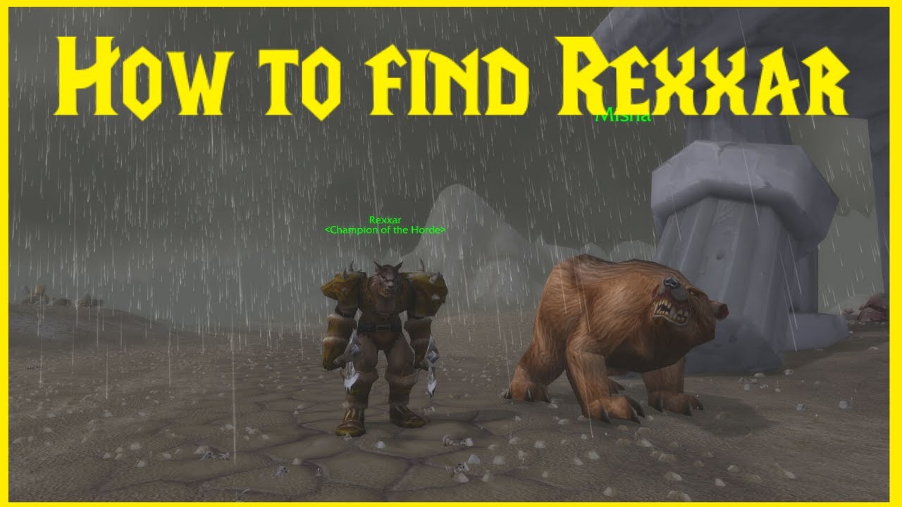 Classic WoW: How to find Rexxar - YouTube
