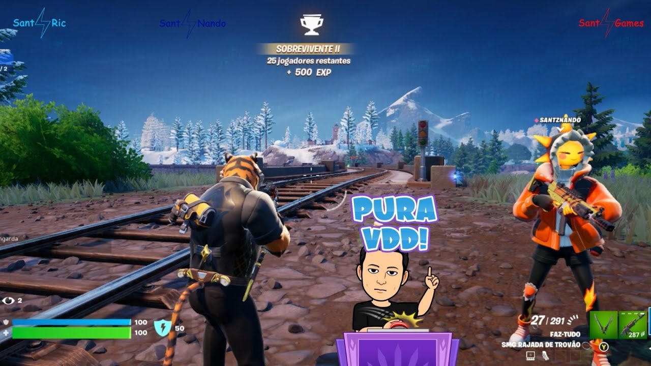 O Tigre voltou com o amigo Solaris (Fortnite) #29 - YouTube