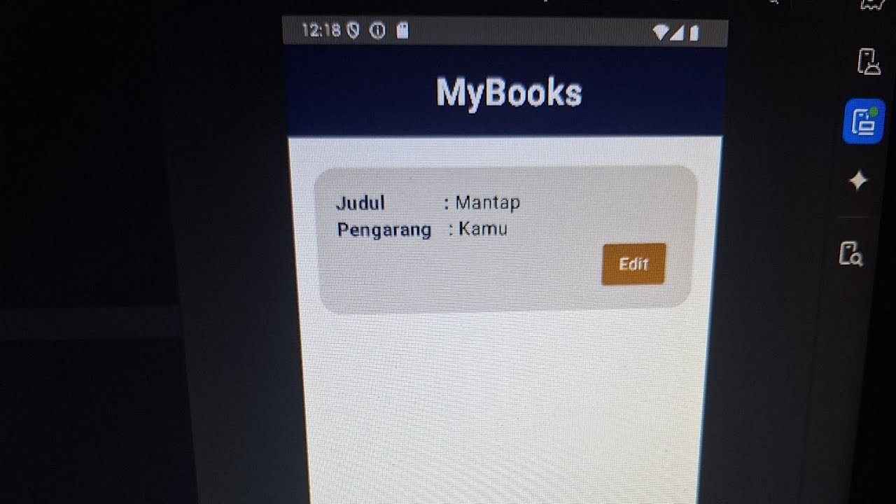 UTS Mobile Computing_Membuat Apps List Book - YouTube