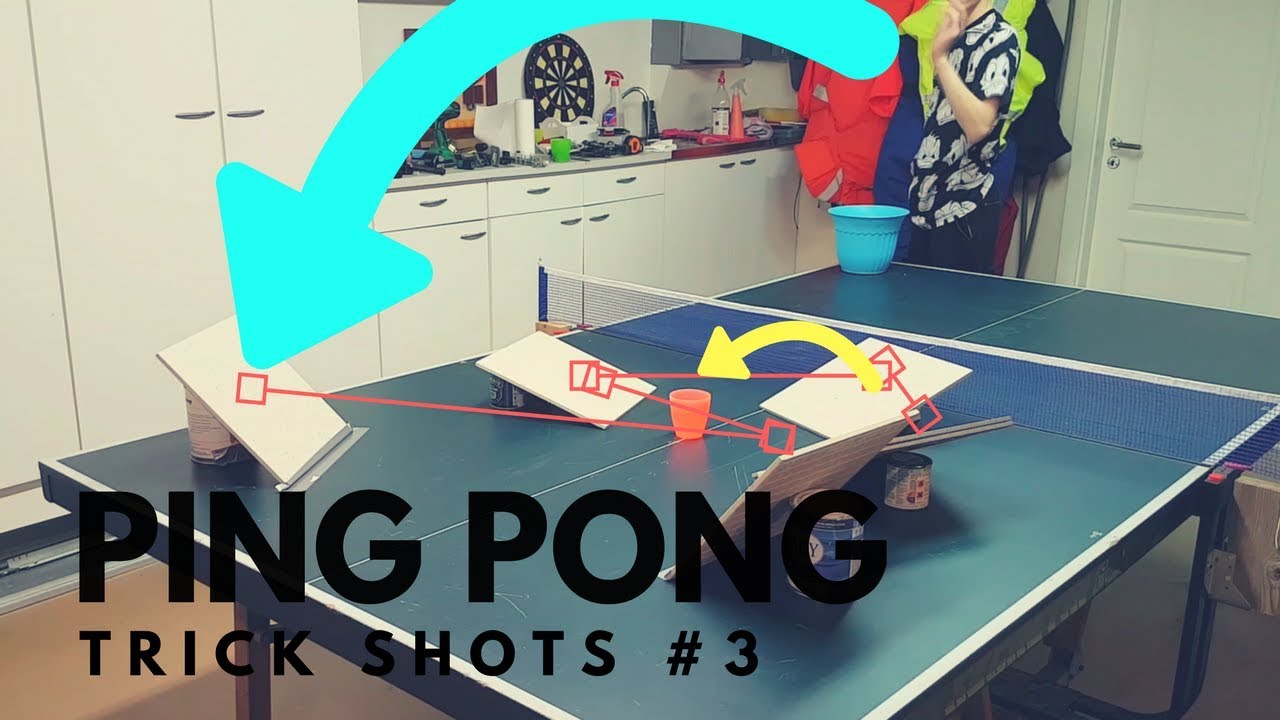 Ping Pong Trick Shots 3 - YouTube
