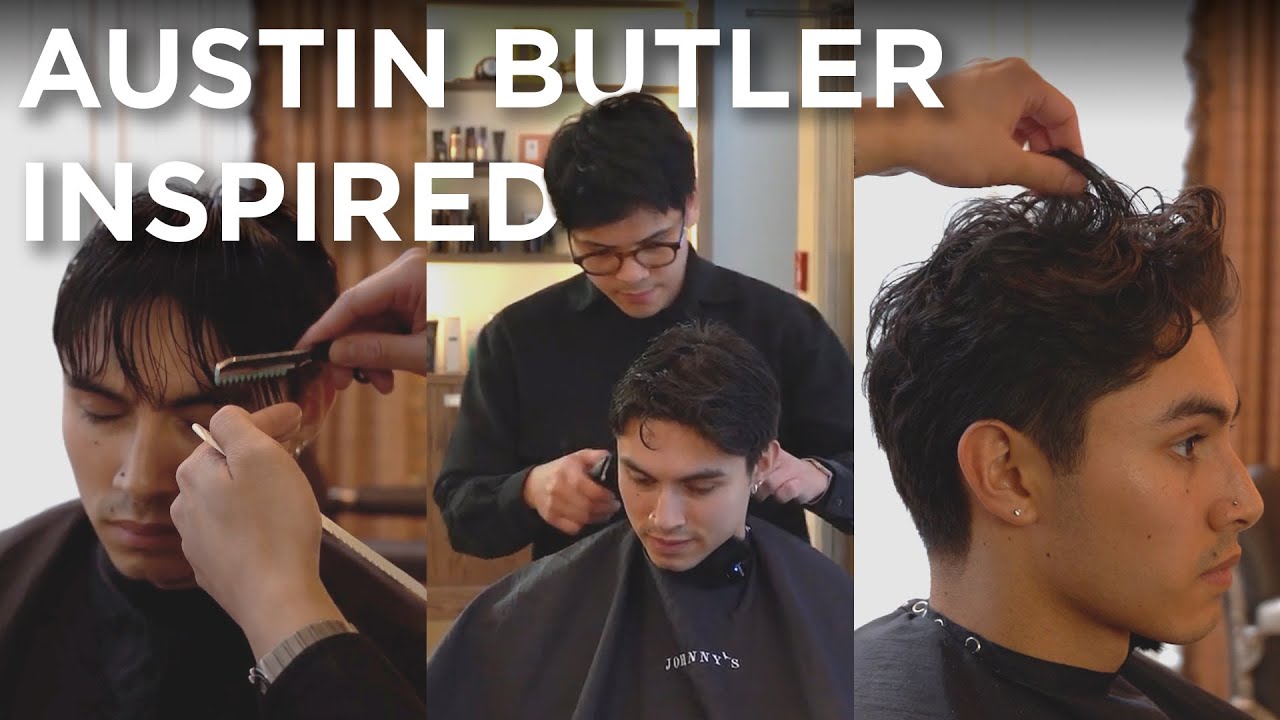 Flowy hair like Austin Butler - Haircut Tutorial - Part I - YouTube