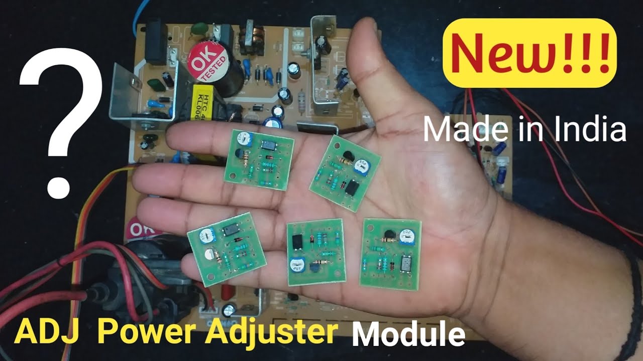 ADJ Power Adjuster module. - YouTube
