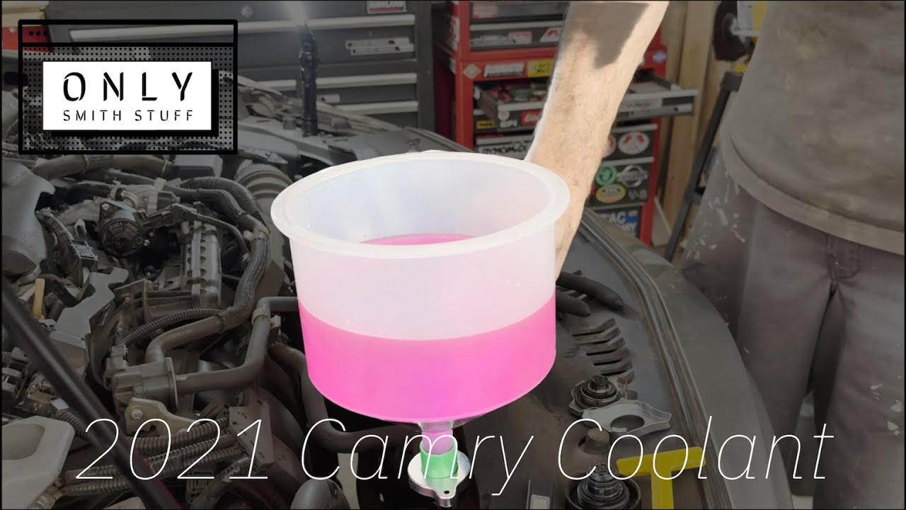 Toyota Camry Hybrid Coolant Change Tutorial - YouTube