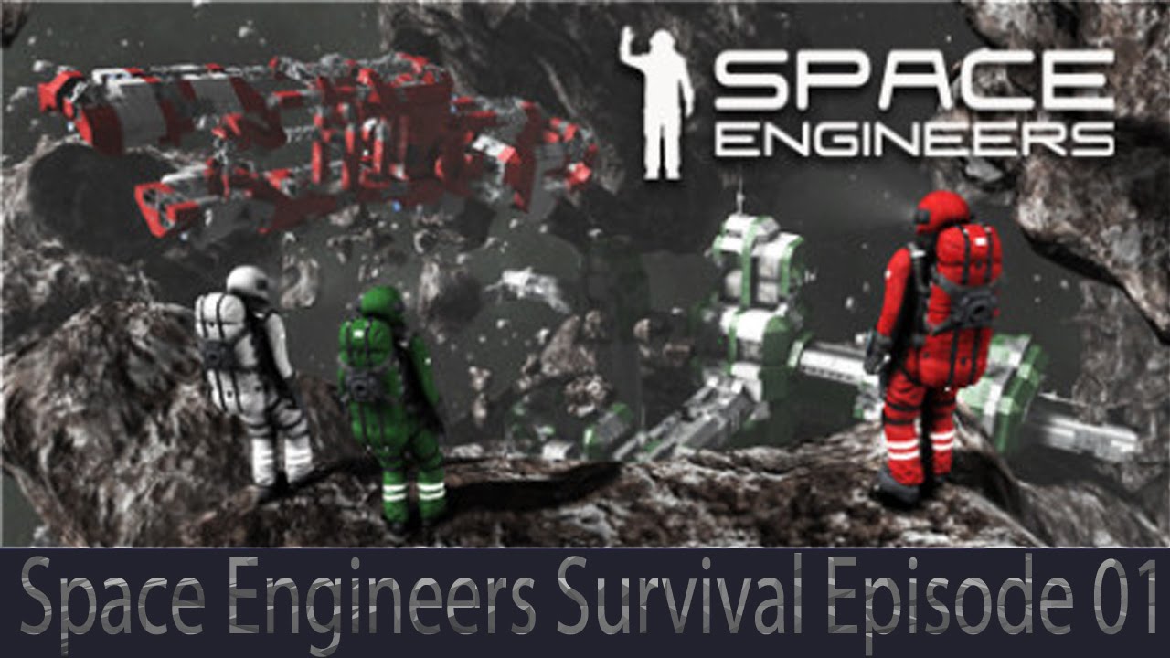 Space Engineers Survival - Episode 01 - Crashed Red Ship - YouTube
