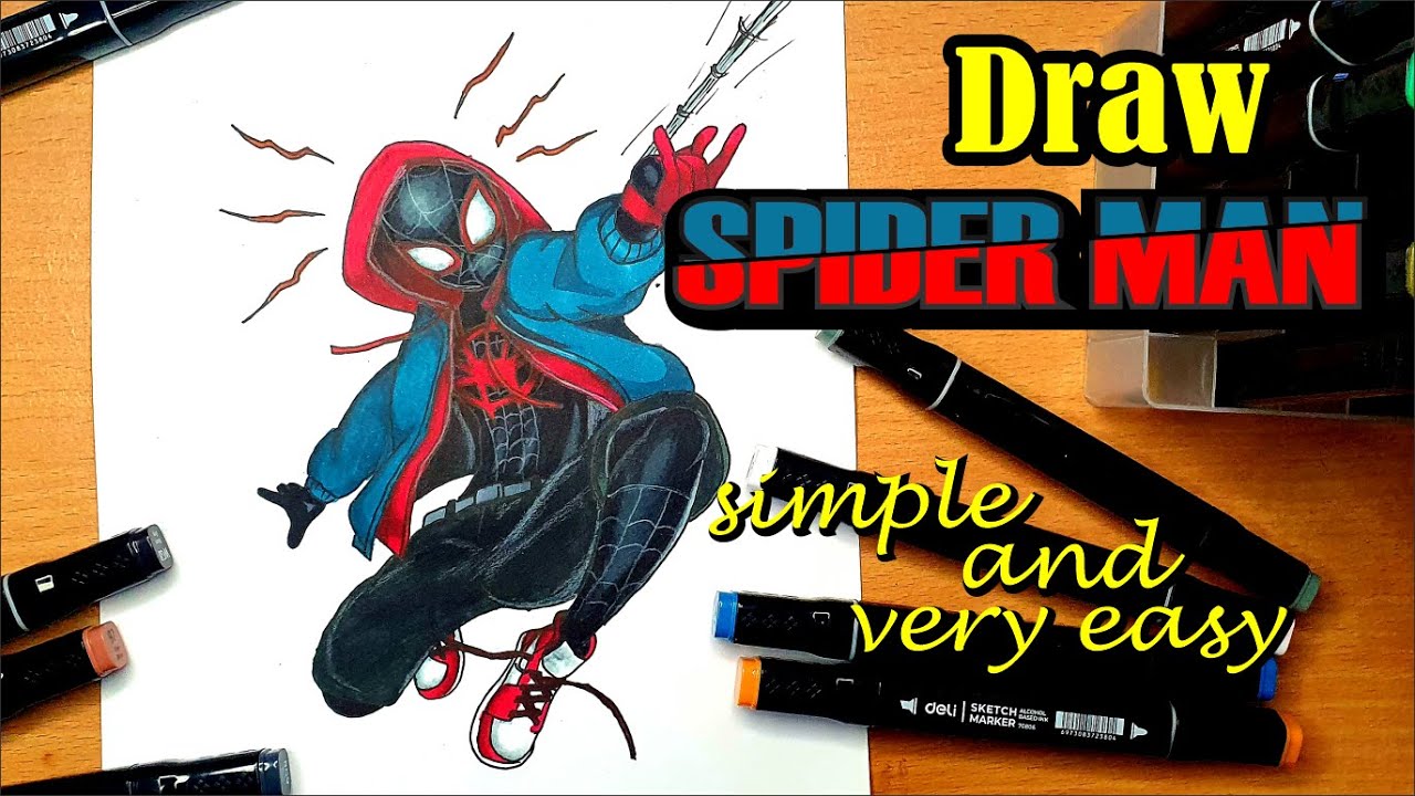 When Spiderman Lost in The Fight - Drawing spider man Picture ...
