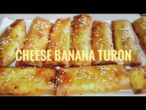 Banana turon with cheese | afternoon snacks - YouTube