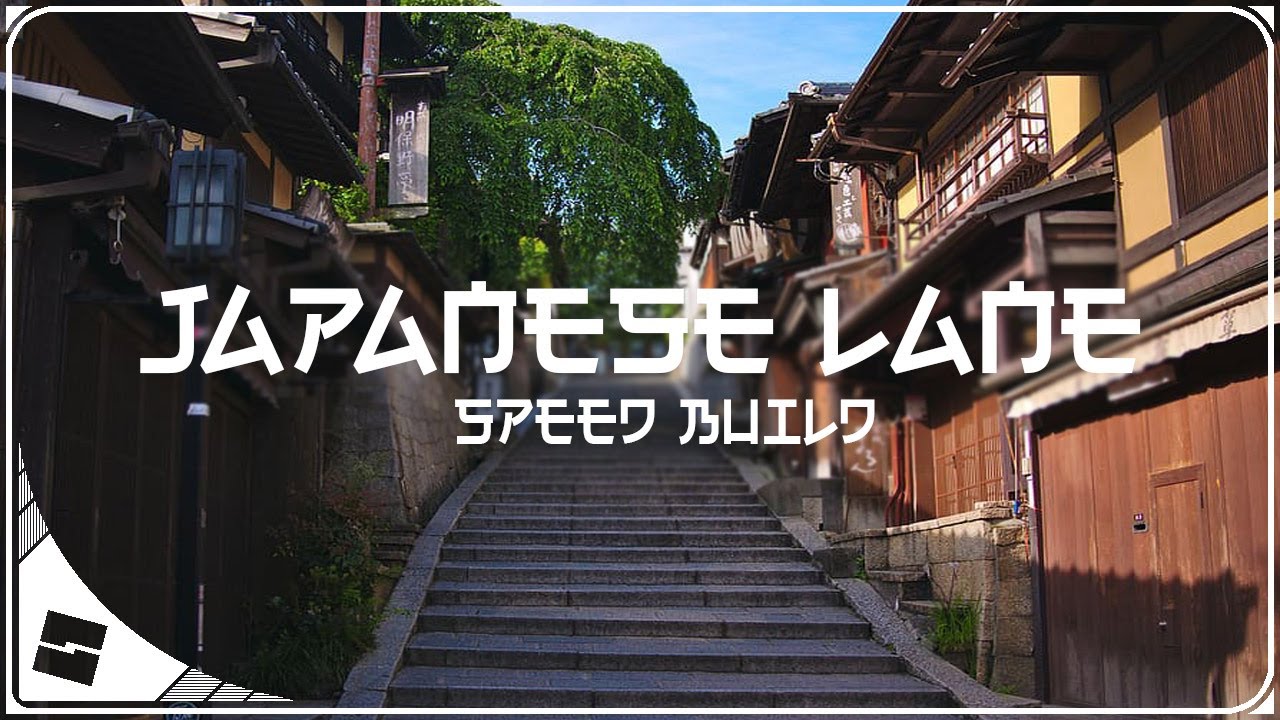 ROBLOX Studio | [SpeedBuild] Aesthetic Japanese Lane 🏮 - YouTube