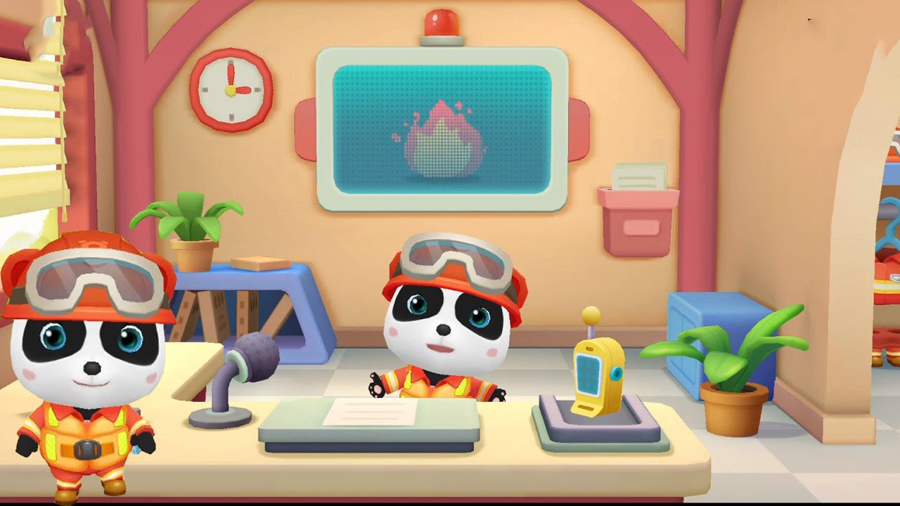 Baby Panda's Fire Help Super Firefighter Rescue Team Gameplay New Updat ...