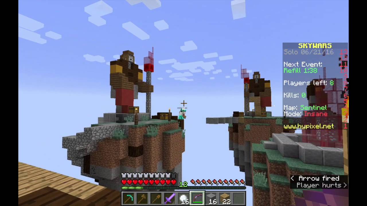 "(grunt)" MC Skywars Gameplay - YouTube