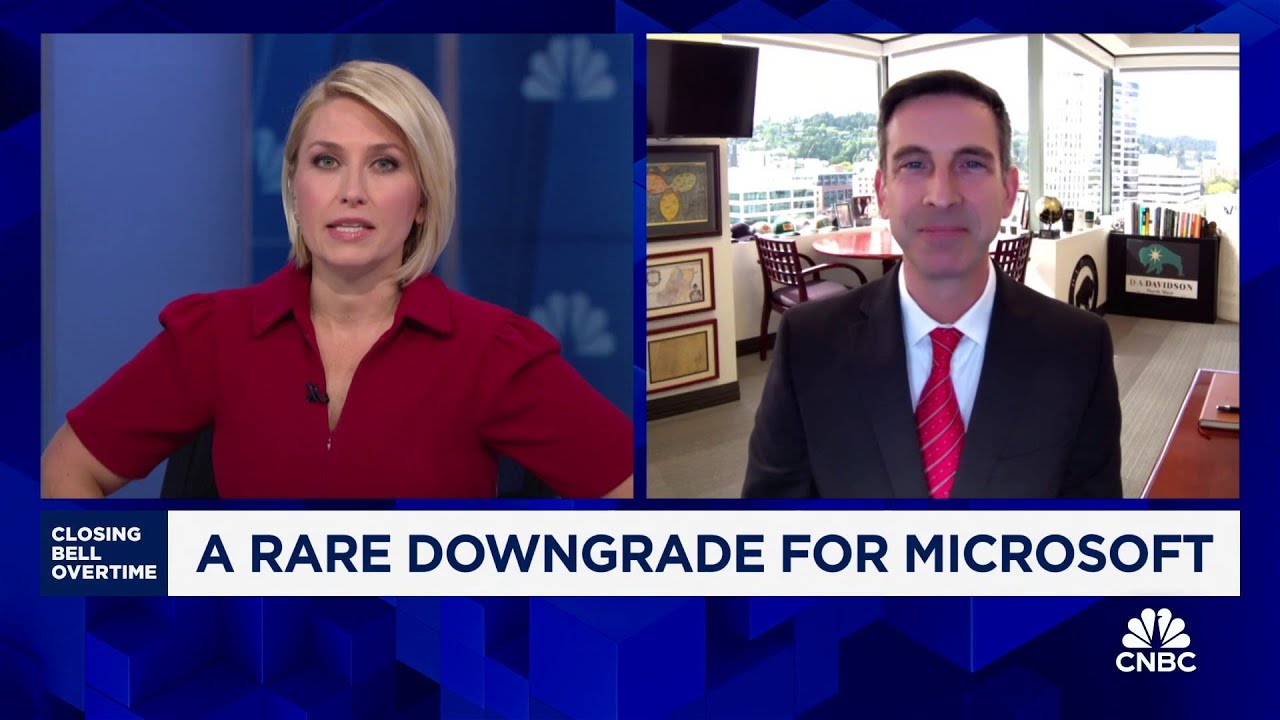 DA Davidson's Gil Luria explains his Microsoft downgrade - YouTube
