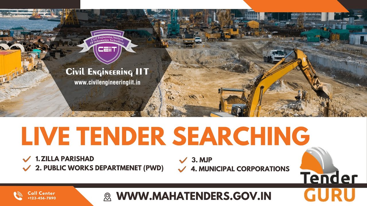 Tender Searching on www.mahatenders.gov.in E Tendering Training MTC ...