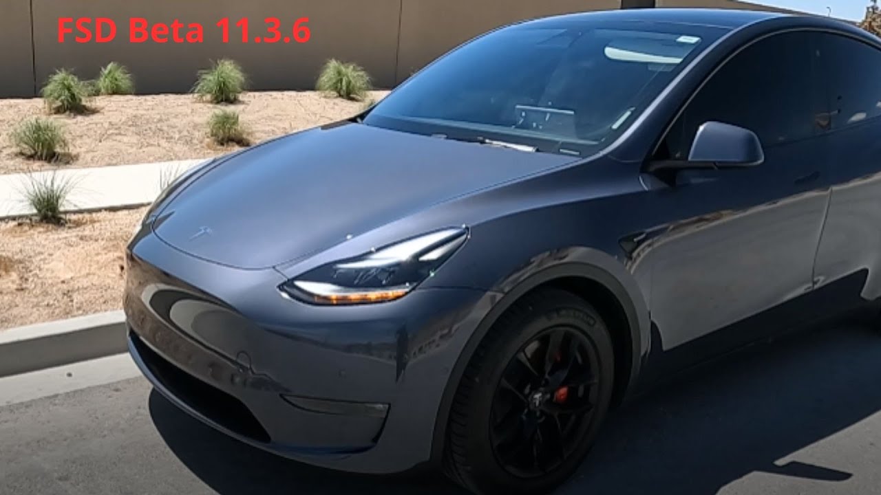 Tesla Model Y FSD Beta Version 11.3.6 - Nav Update Regression? - YouTube