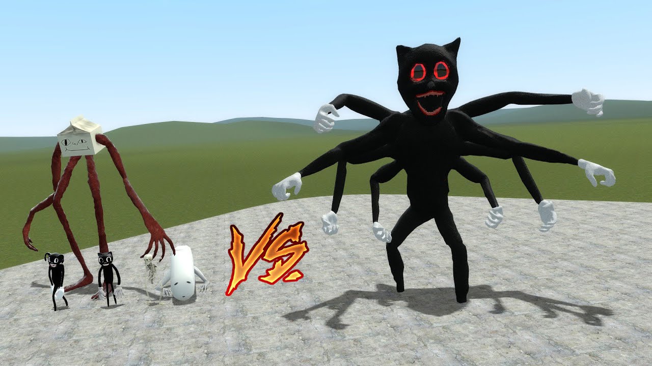 TREVOR HENDERSON CARTOON CAT VS TREVOR HENDERSON CREATURES!!! In Garry ...