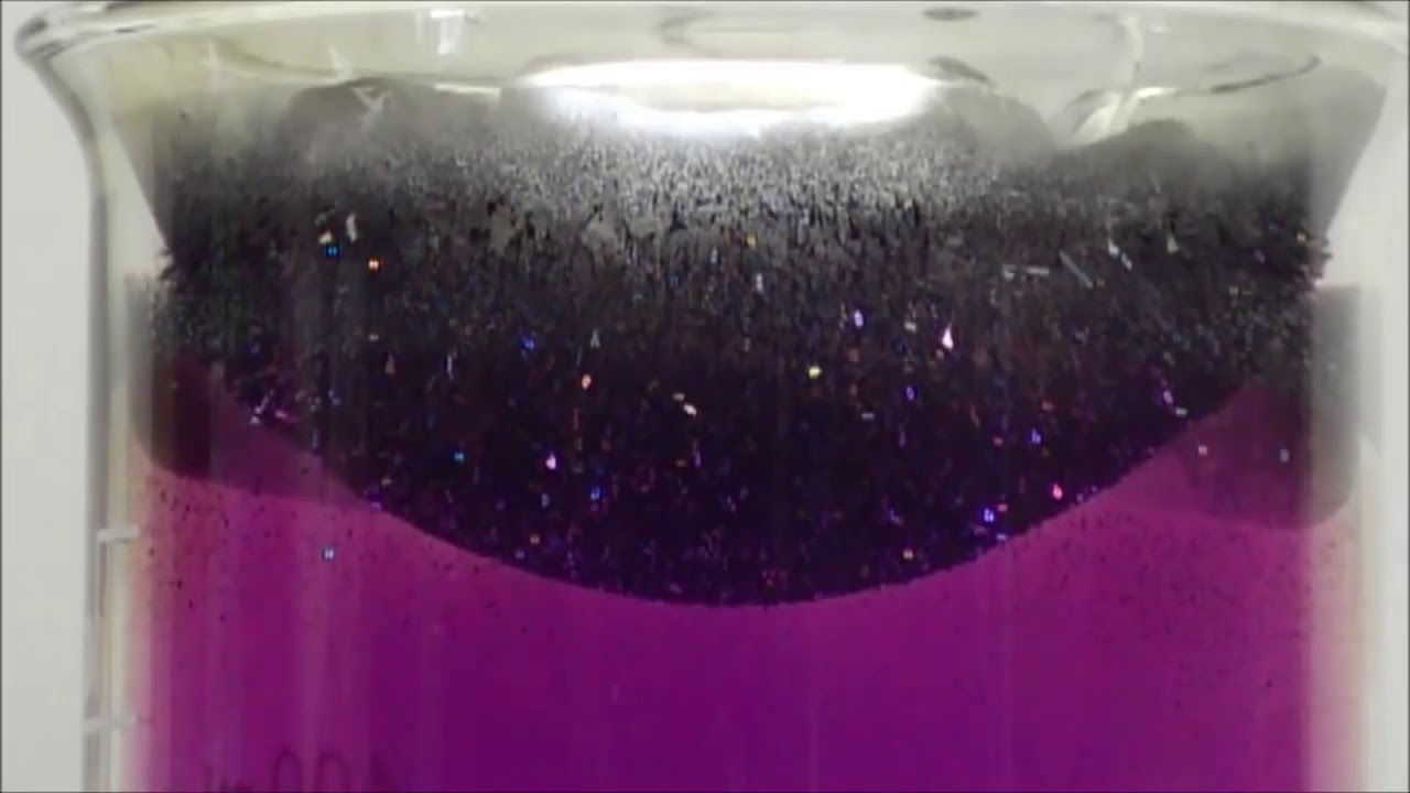 Sublimation du diiode - YouTube