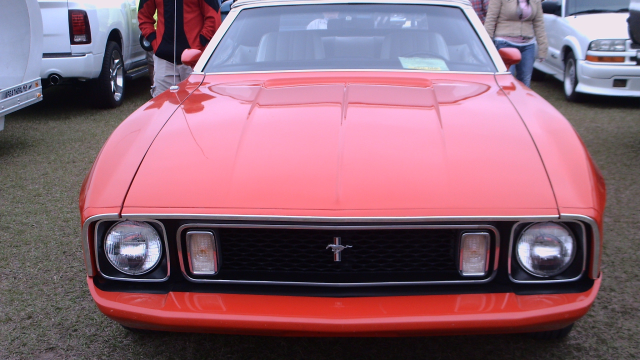 1973 Ford Mustang Convertible Red SumterFG020417 - YouTube