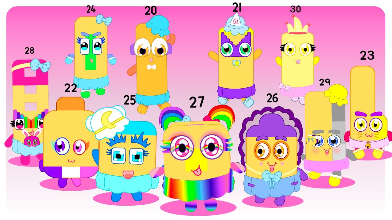 Sprunki OC Numberblocks 20 to 30 | Compilation Incredibox #sprunki # ...