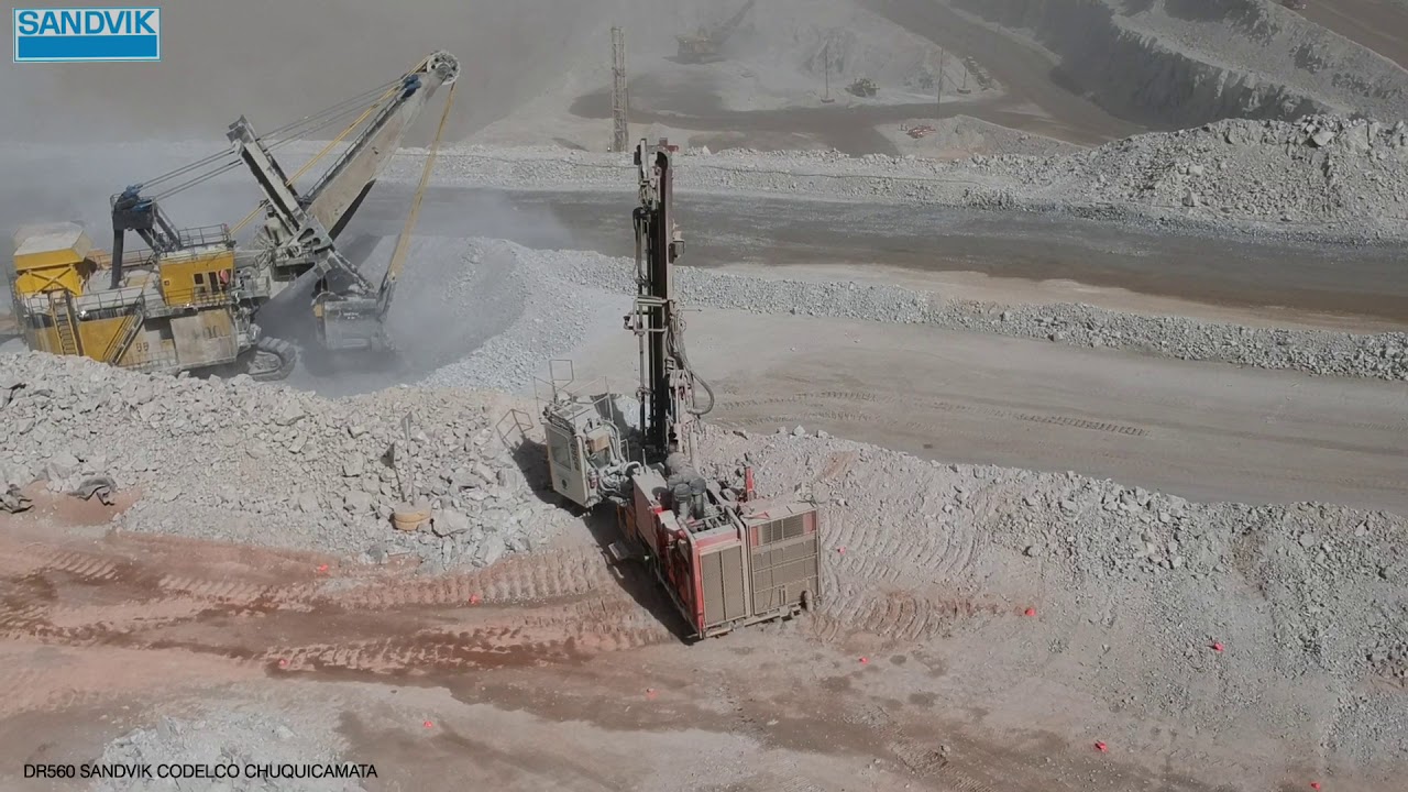 Perforadoras Sandvik DR560 - YouTube
