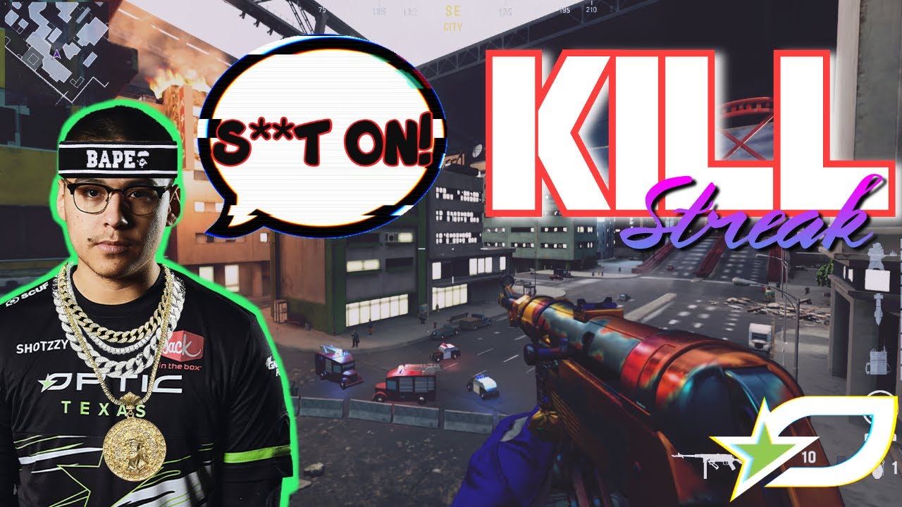 Optic Shotzzy Crazy Kill Streak! He is Different! ICEY MOVEMENT (Call ...