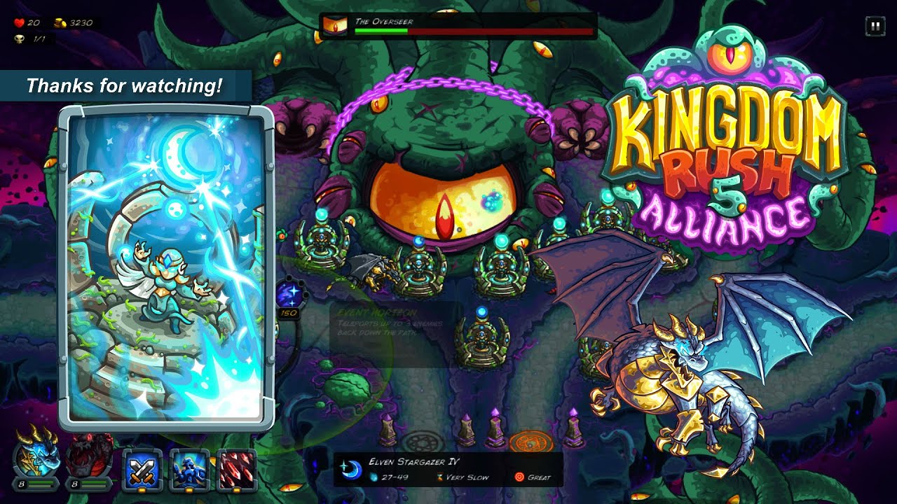 Kingdom Rush 5 Alliance | All Elven Stargazer - YouTube