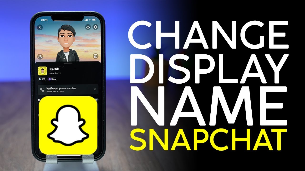 How to Change your Snapchat Display Name 2021 - YouTube