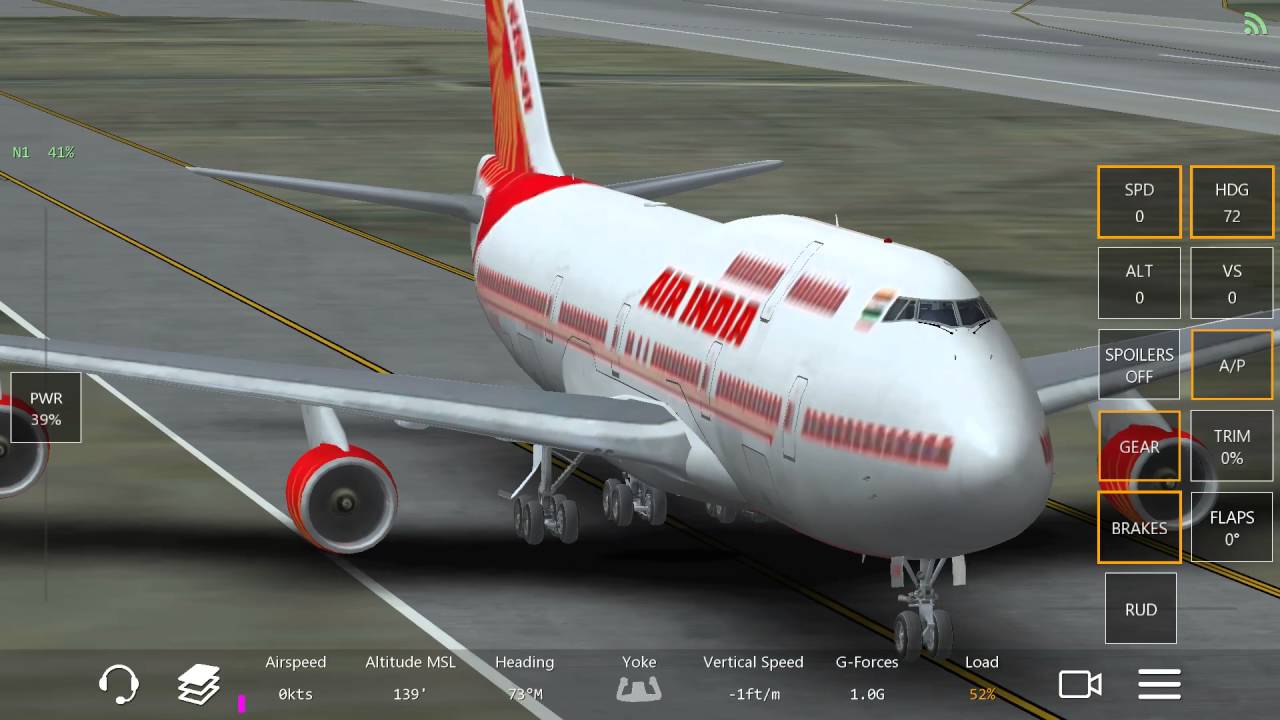 747 air India take off #infinite flight multiple - YouTube