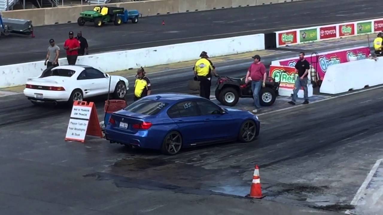 F30 N55 1/4 mile (JB4 map 1) - YouTube