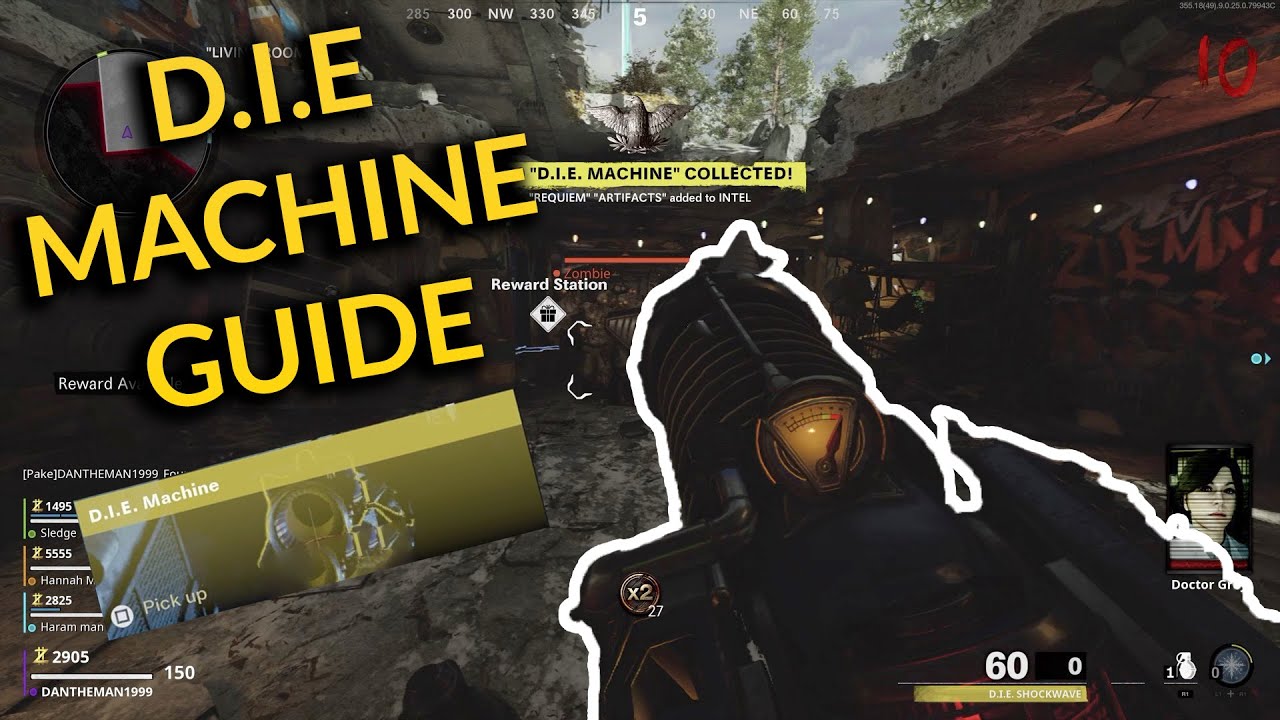 How to get the D.I.E Machine Wonder Weapon (Die Maschine) | Black Ops ...