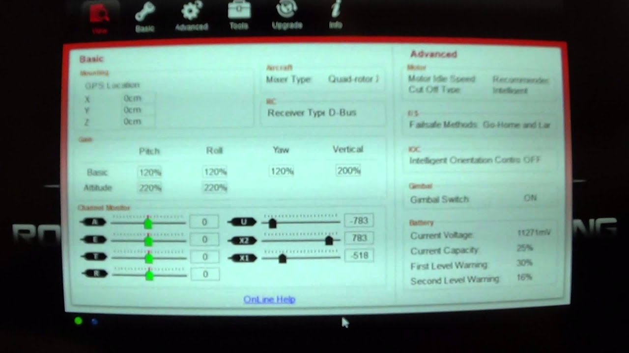 DJI F305 Phantom software assistant - YouTube
